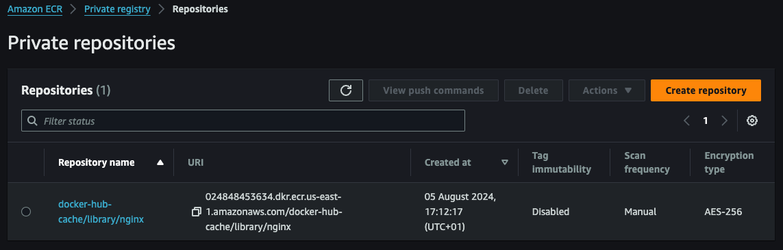 Using ECR as Cache Repository for public images – contains(cloud) by ...